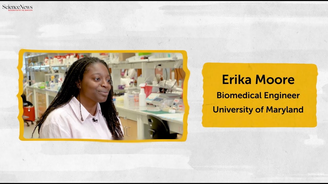 Erika Moore Scientists to Watch | Science News - YouTube