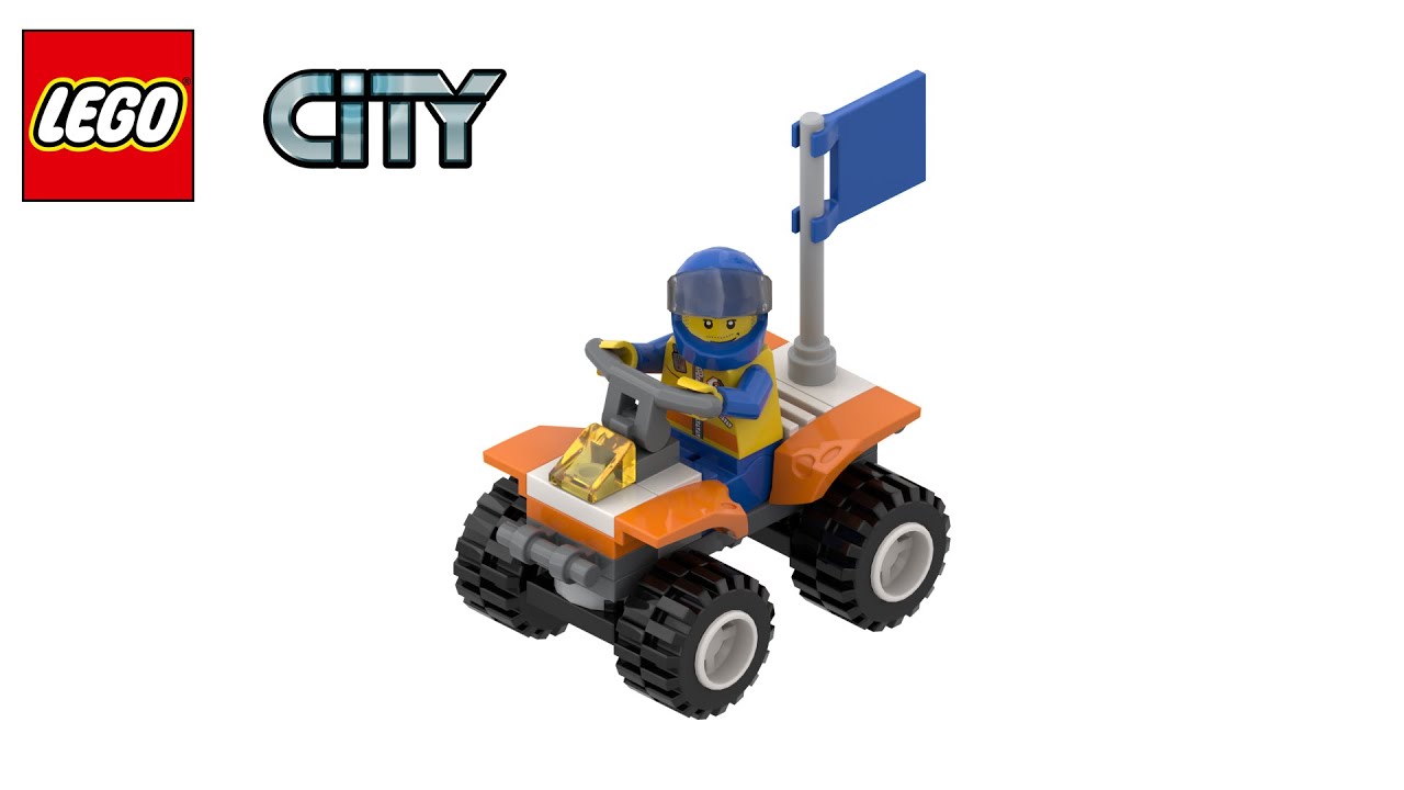 LEGO City 7736 | Coast Guard Quad Bike | 2008 - YouTube