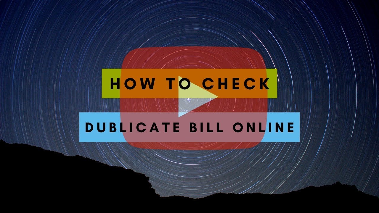 How to check your bill online - YouTube