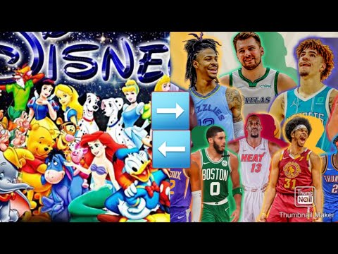 If Disney and the NBA Made Jerseys Together! - YouTube