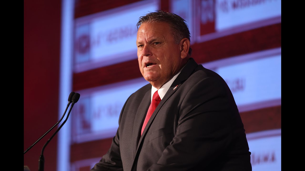 Sam Pittman at SEC Media Day 2021 - YouTube