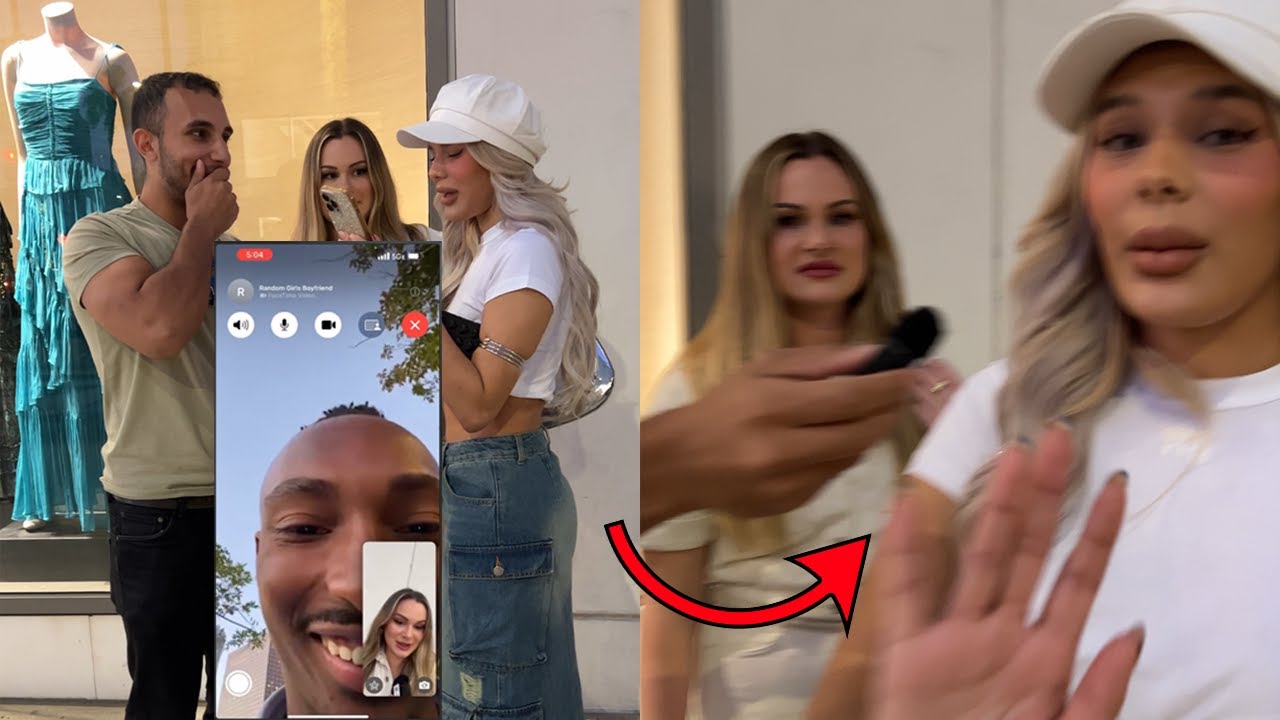 Boyfriends cheats on FaceTime and Girlfriend ATTACKS Cameraman! - YouTube