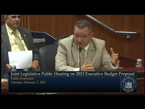 Assemblymember Reilly questions Acting NYS Police Superintendent as part of Joint Budget ...