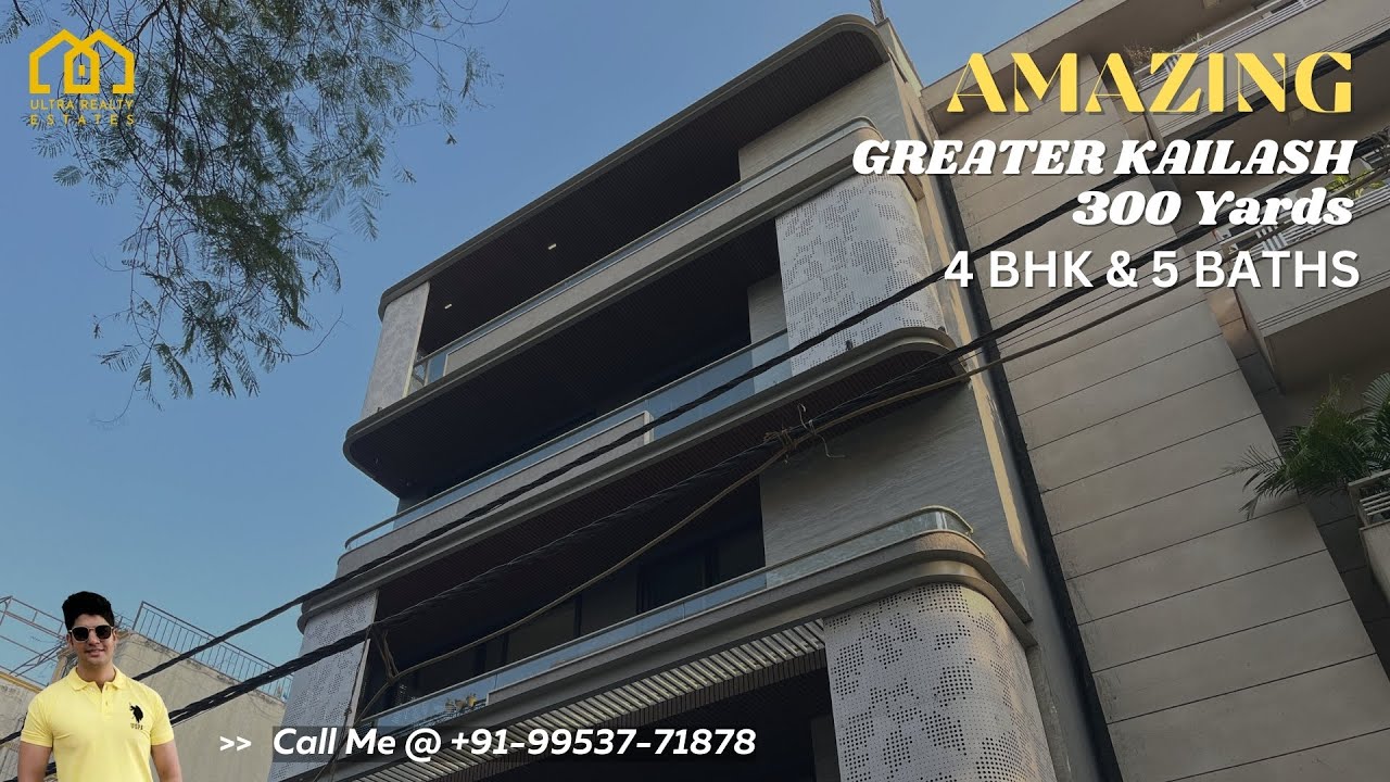 SOUTH DELHI MOST AMAZING PROPERTY | 300 YARDS BUILDER FLOOR IN GREATER ...