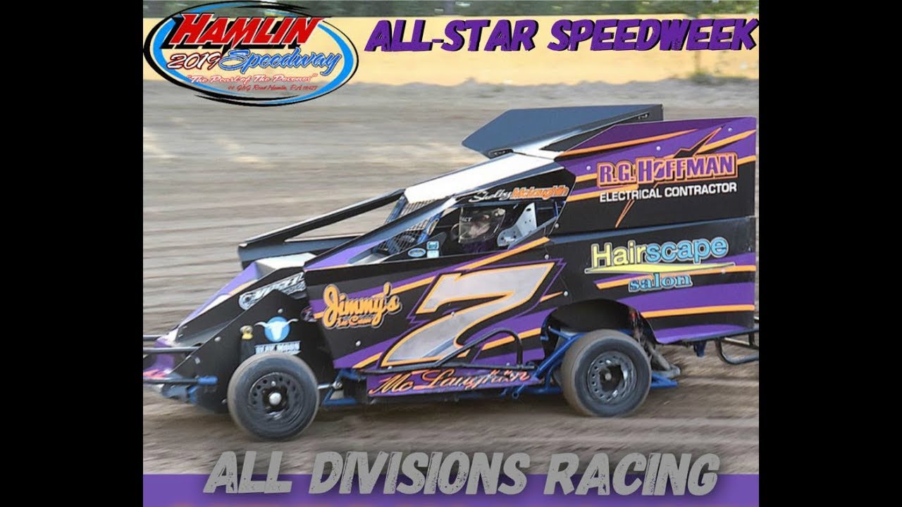 Hamlin Speedway All Star Slingshot Heat Race 8-17-2019 - YouTube