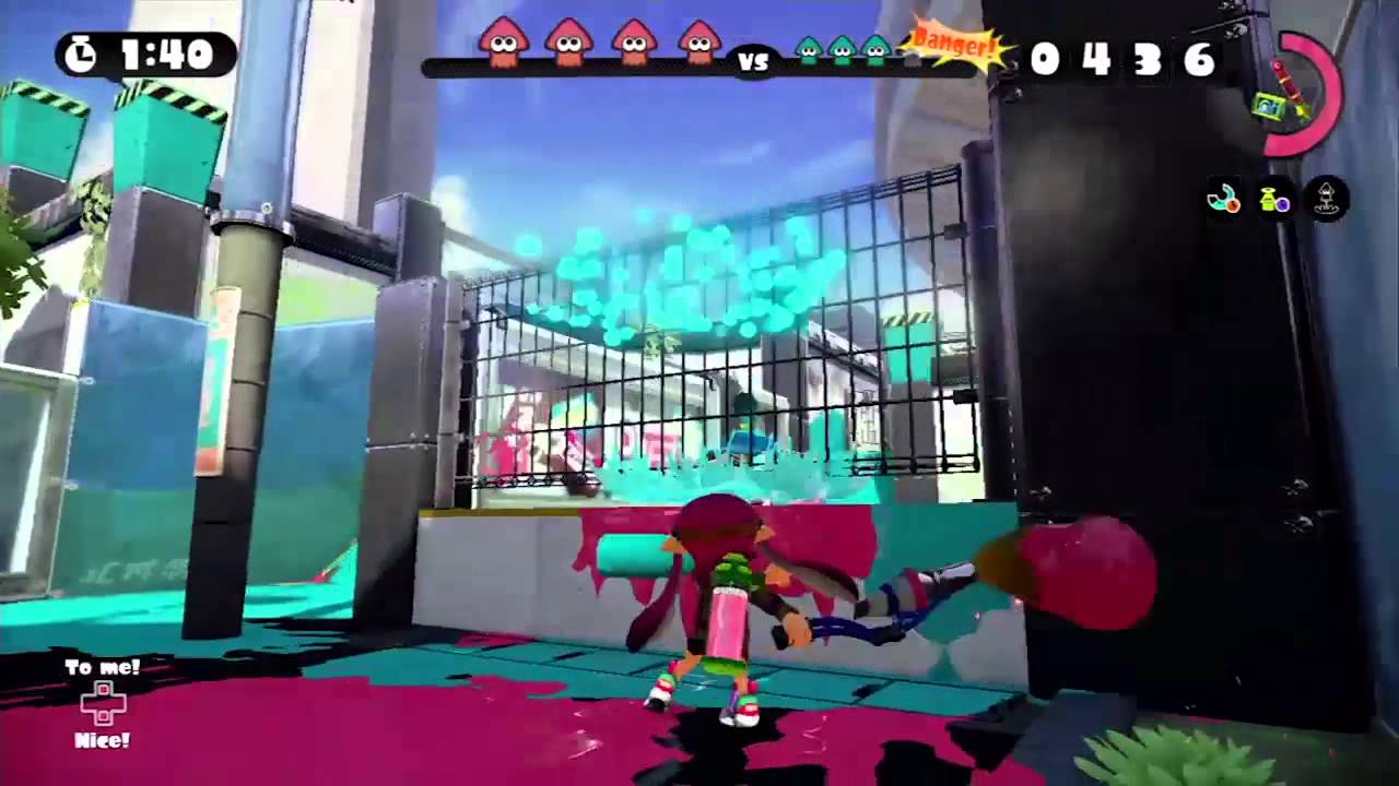 [Splatoon] Inkbrush Gameplay #1 - YouTube