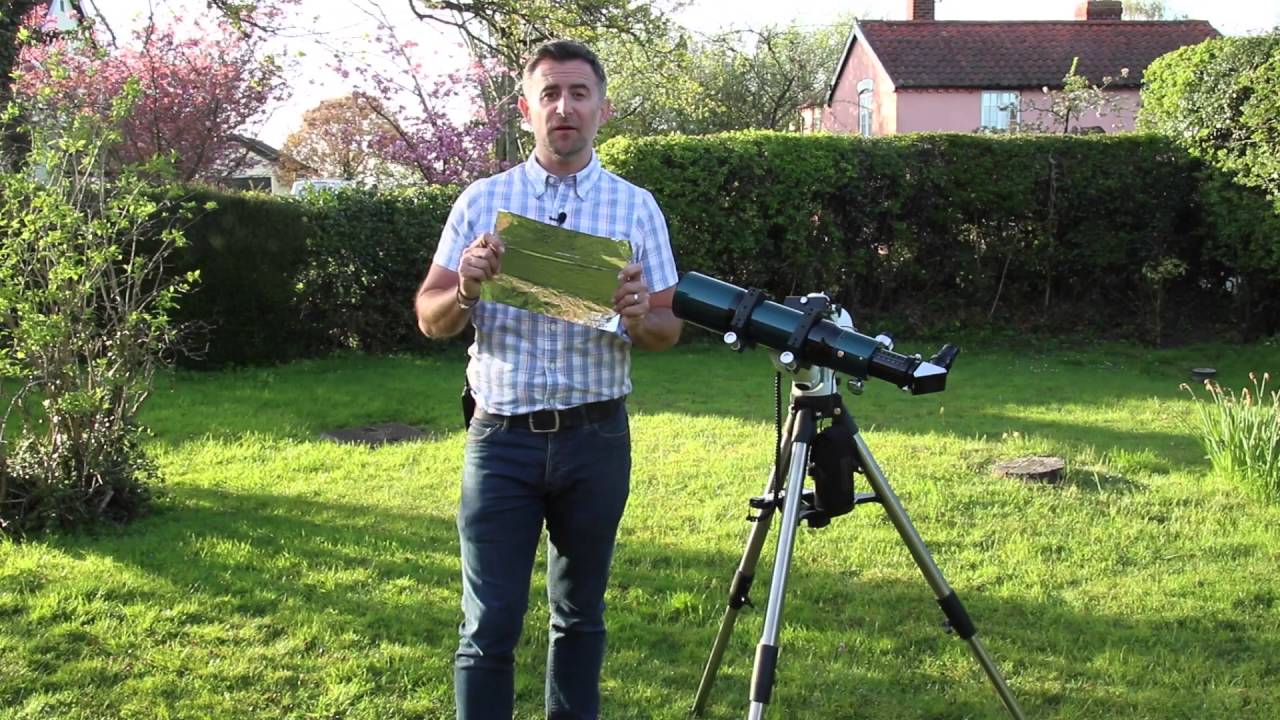 TV astronomer and author Mark Thompson shows how to safely observe the ...
