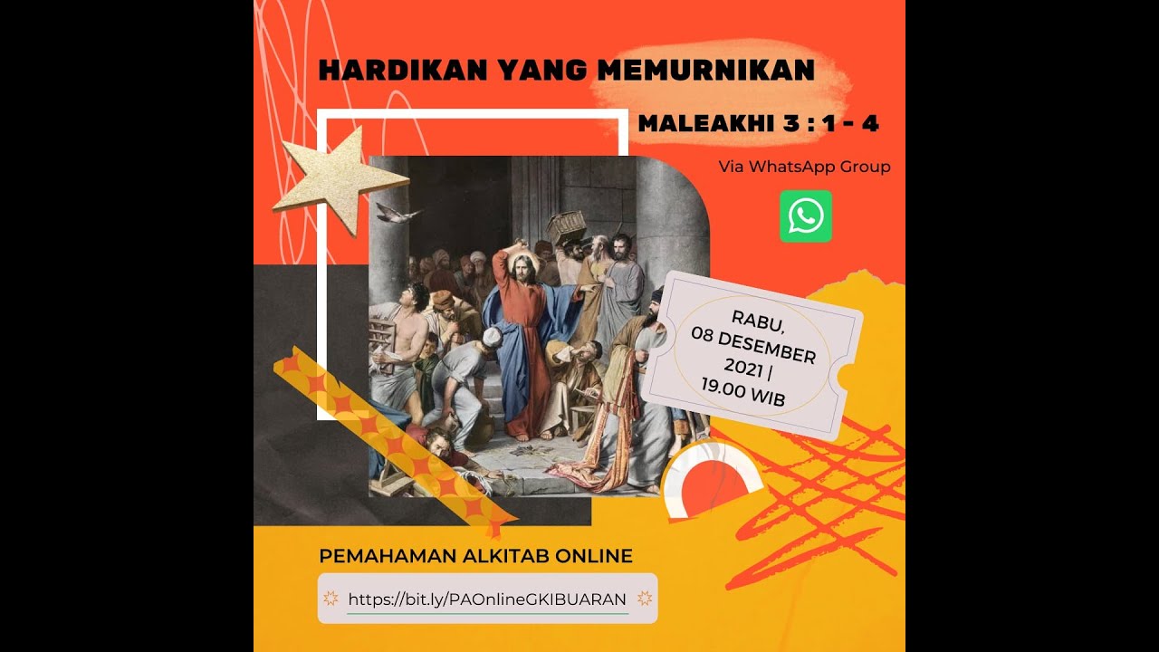 Pengantar PA Online GKI Buaran 08 Desember 2021 - YouTube