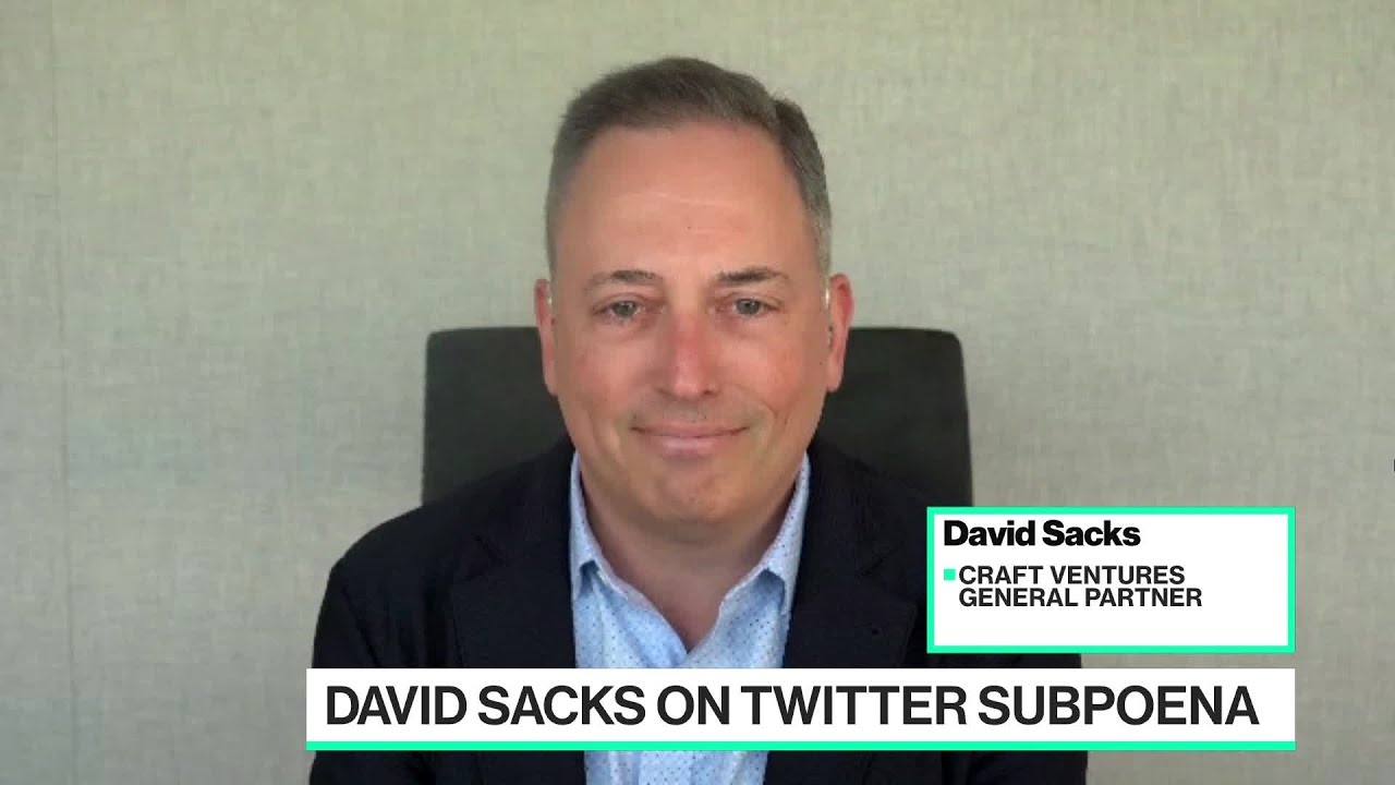 David Sacks Calls Twitter Subpoena 'Harassment' - YouTube