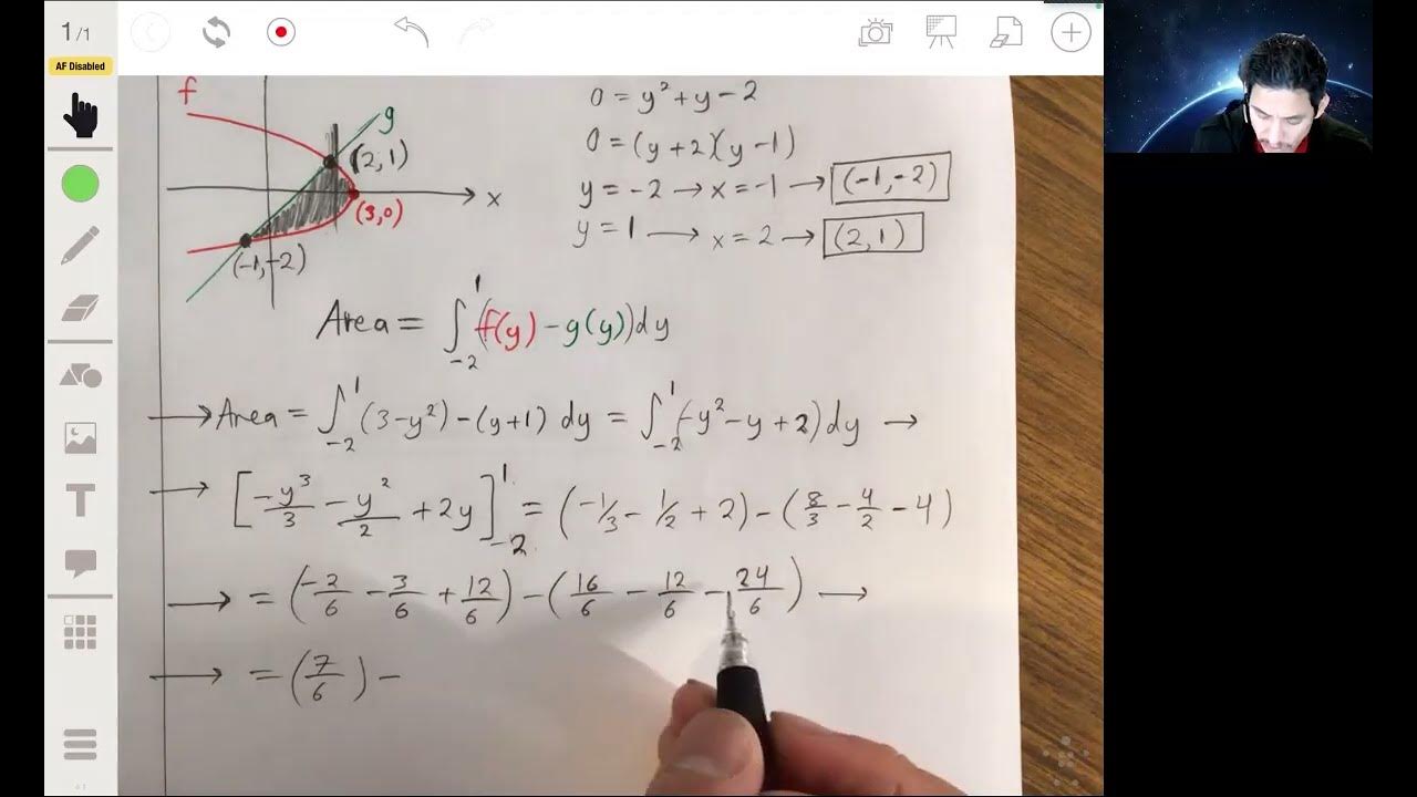 Horizontal Area Between Two Curves | AP Calculus AB/BC Lesson 7.1.4 - YouTube