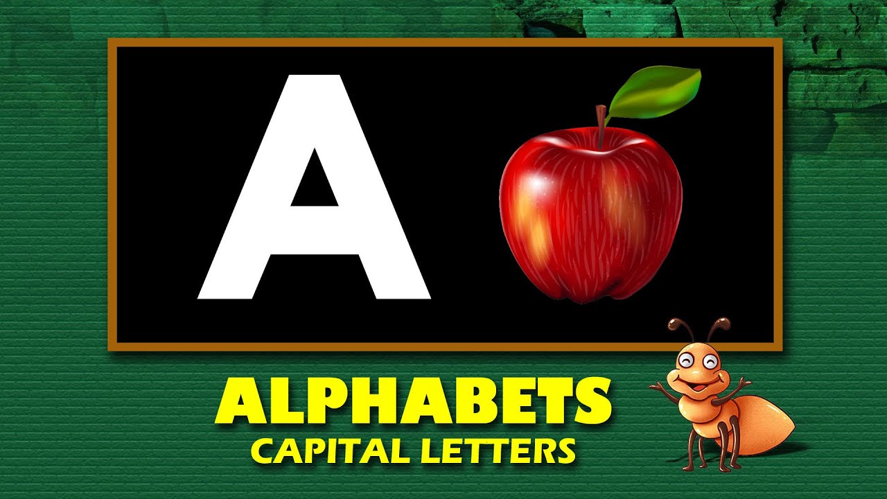 How to Write Capital Letters | ABCD Alphabets | Capital Letters Abcd ...