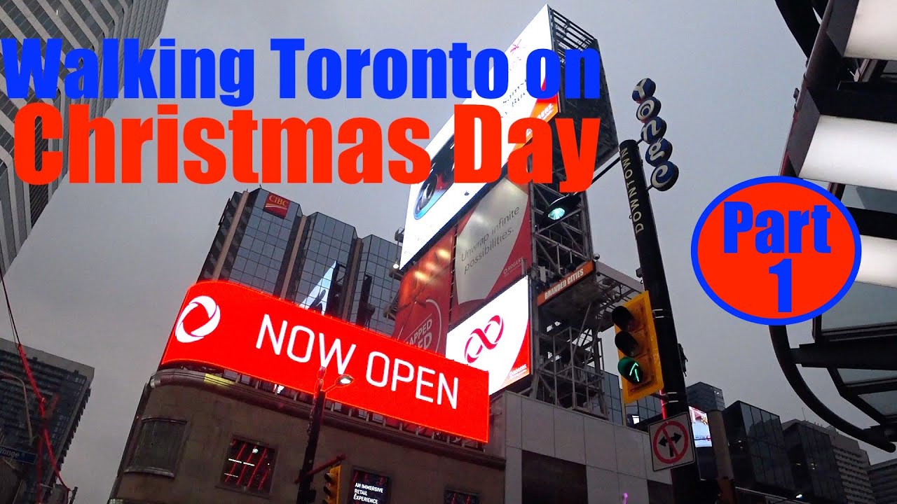 Christmas Day Walk Downtown - Part 1 - YouTube