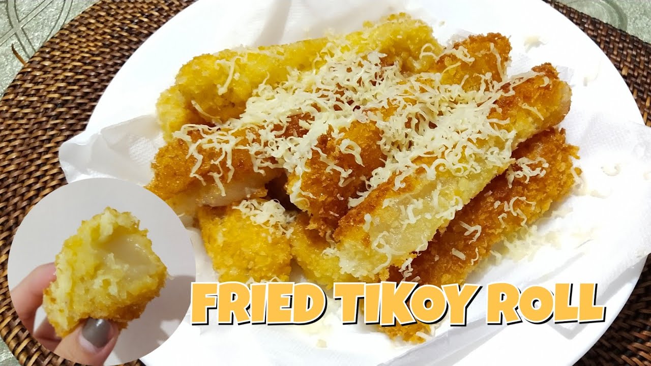 How to Cook Tikoy | Fried Tikoy Roll #tikoy - YouTube