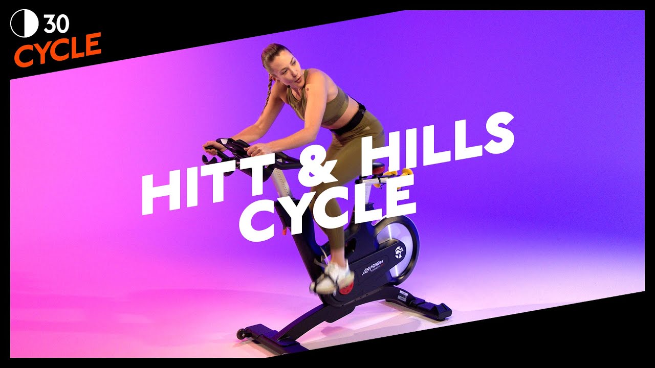 30 MIN | HIIT & HILLS CYCLE - YouTube