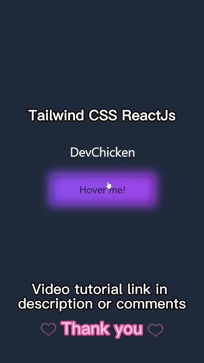 Interactive Button Animation with Tailwind CSS #tailwindcss #css # ...