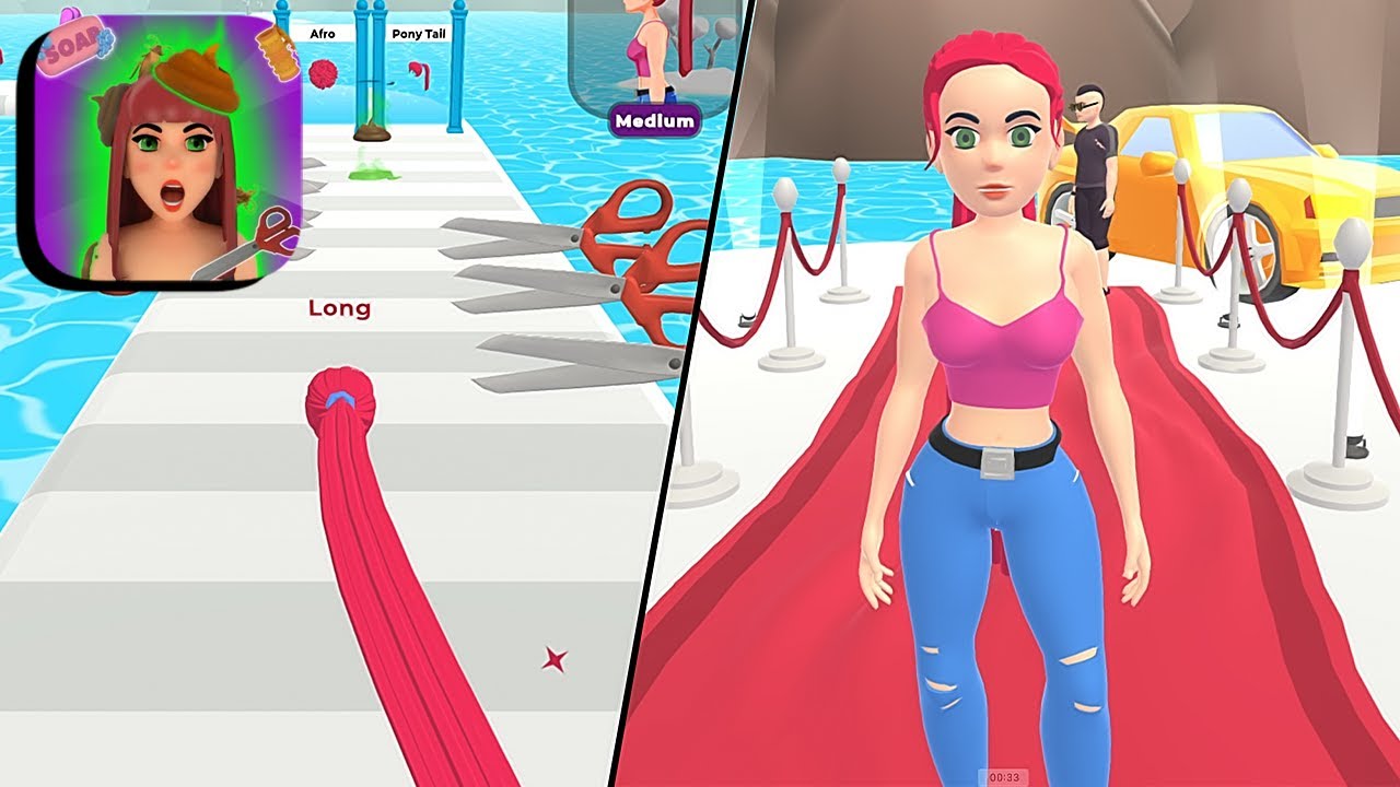Wig Run Gameplay | All Levels 12-13 - YouTube