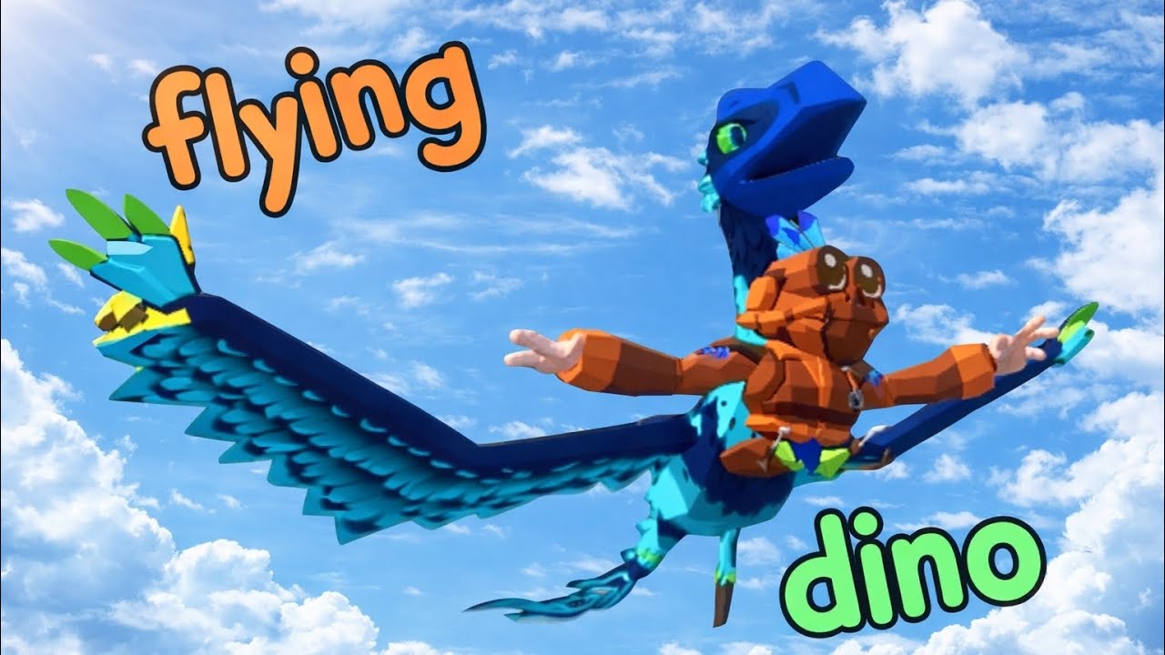How to go super fast on a flying dino in ug vr! - YouTube