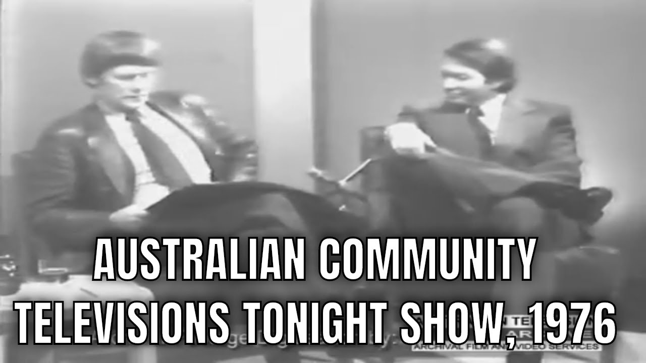 The John Wray McCann Tonight Show - Australian Community TV Program ...