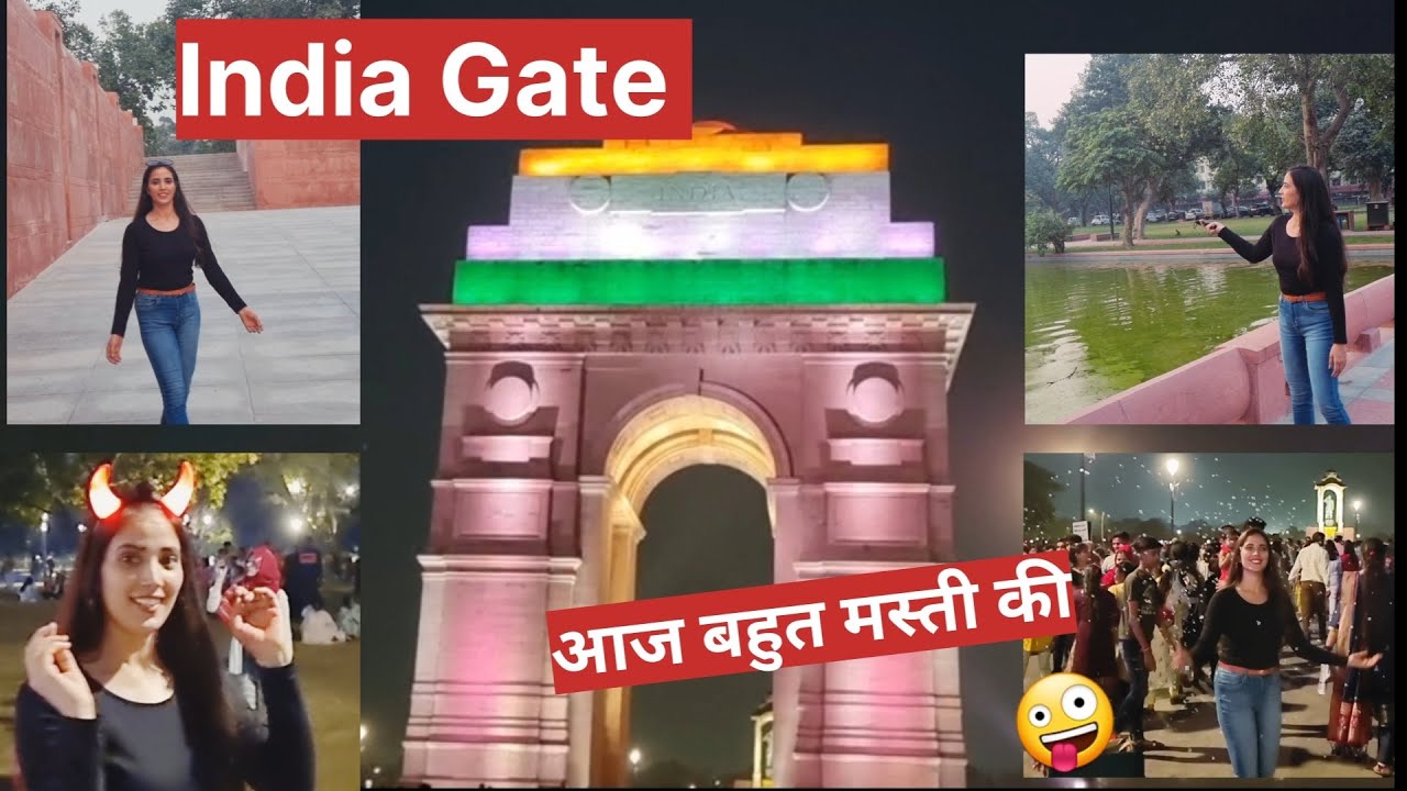 India gate new look 2022||Delhi vlog #wonderingpiya - YouTube