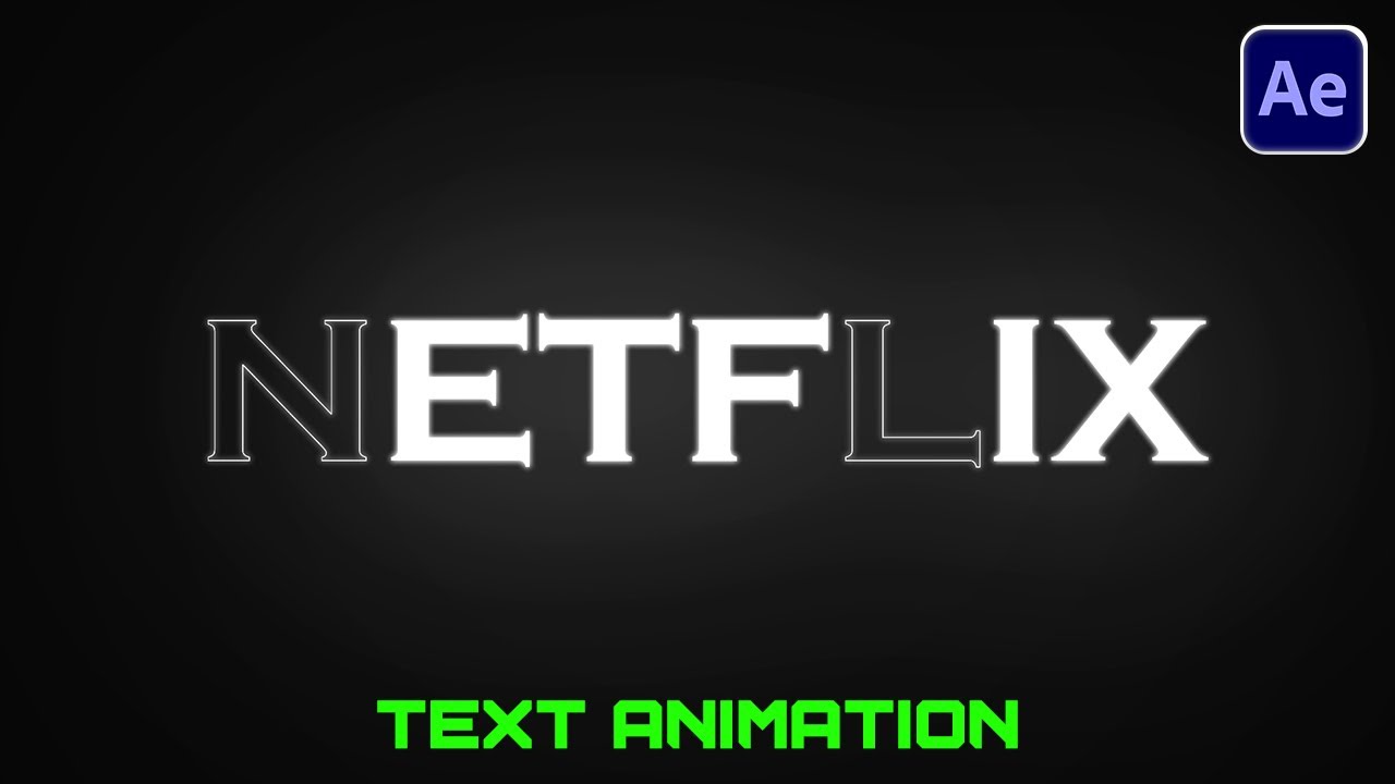 Text Flicker Animation In After Effects Tutorial Flickering Text Animation Youtube
