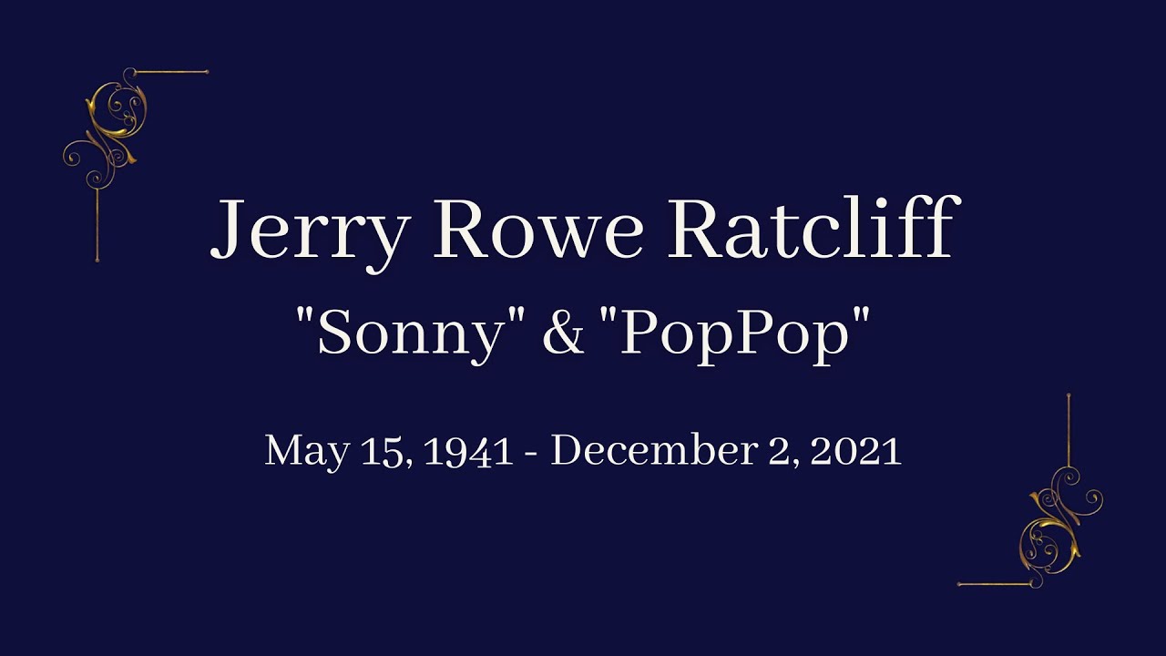 Jerry Rowe Ratcliff Memorial - YouTube