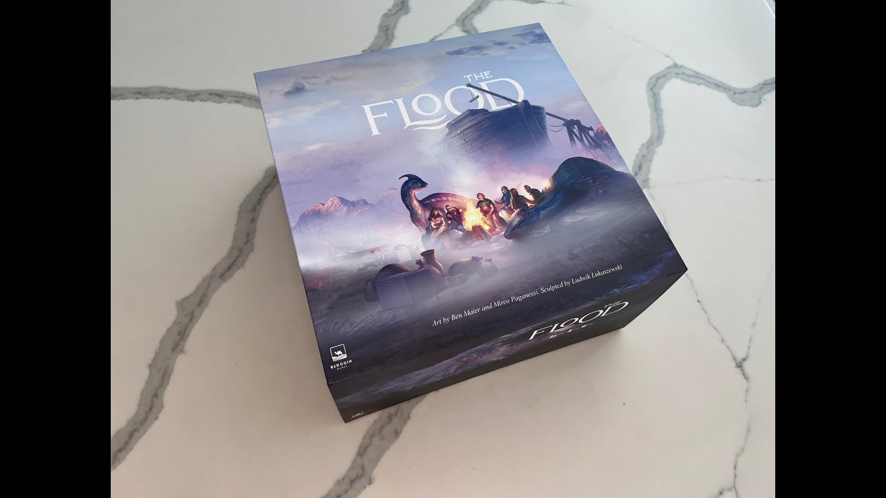 Unboxing the All In! The Flood Board Game - YouTube