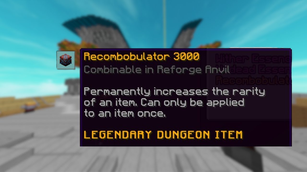 GETTING RECOMBOBULATOR 3000 | Skyblock Ironman LIVE - YouTube