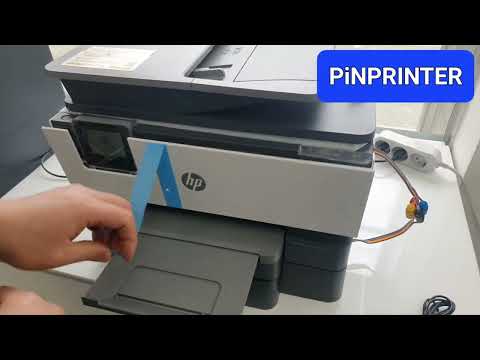 핀프린터 HP9010복합기+ 비너스무한잉크 설치영상 - YouTube