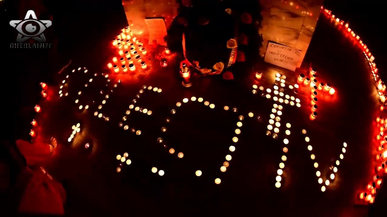 Comemorare morti Club Colectiv - Gherla (Cluj) - YouTube