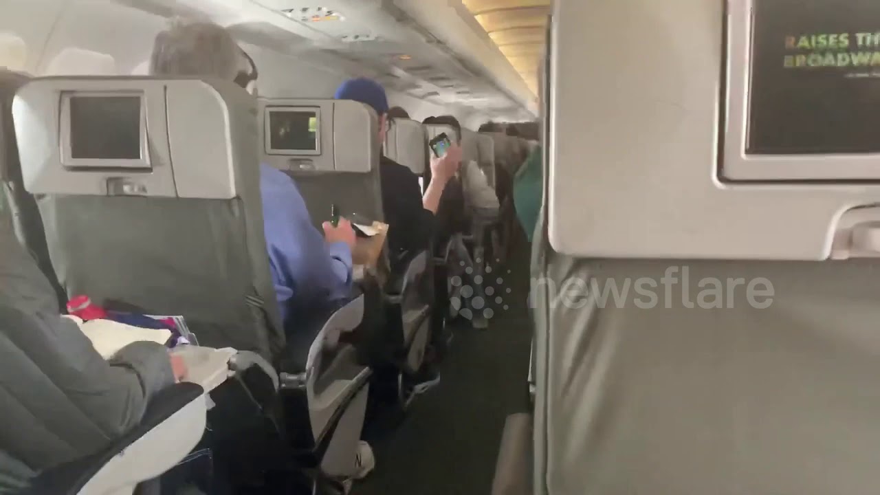 Bumpy Flight on JetBlue - Bad Turbulence - YouTube