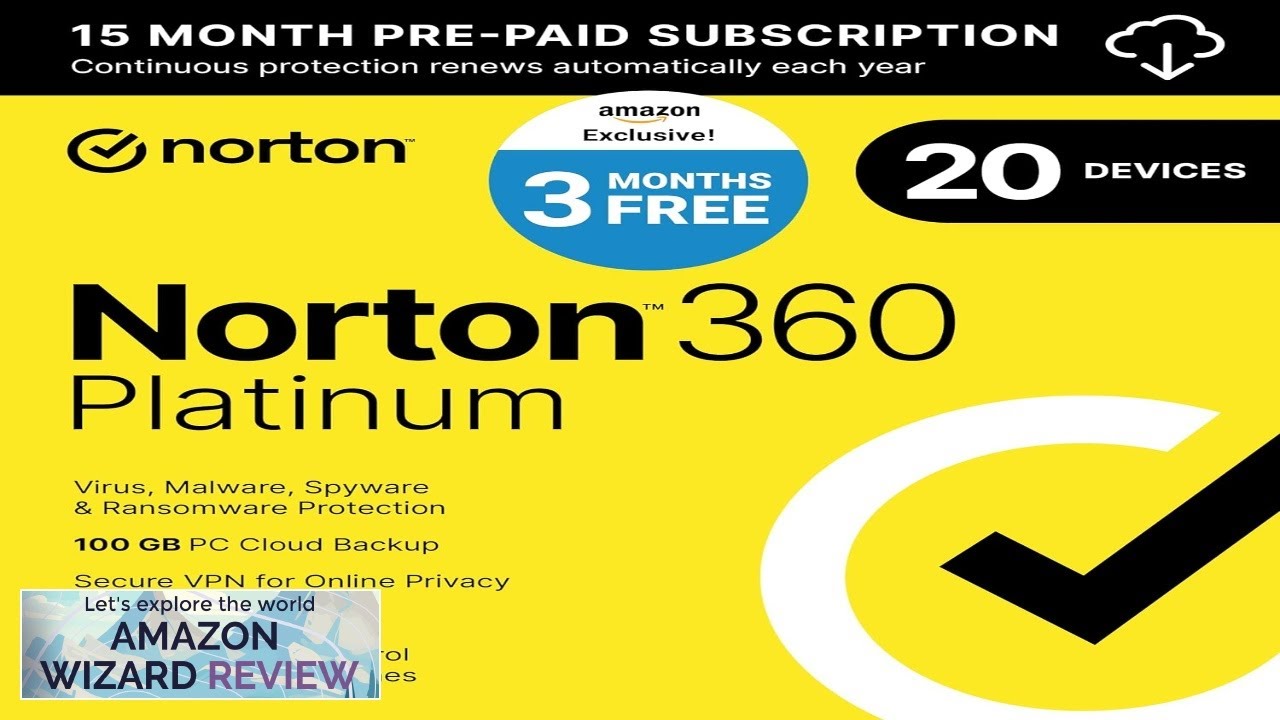 Norton 360 Platinum 2024 Antivirus software for 20 Devices with Auto ...