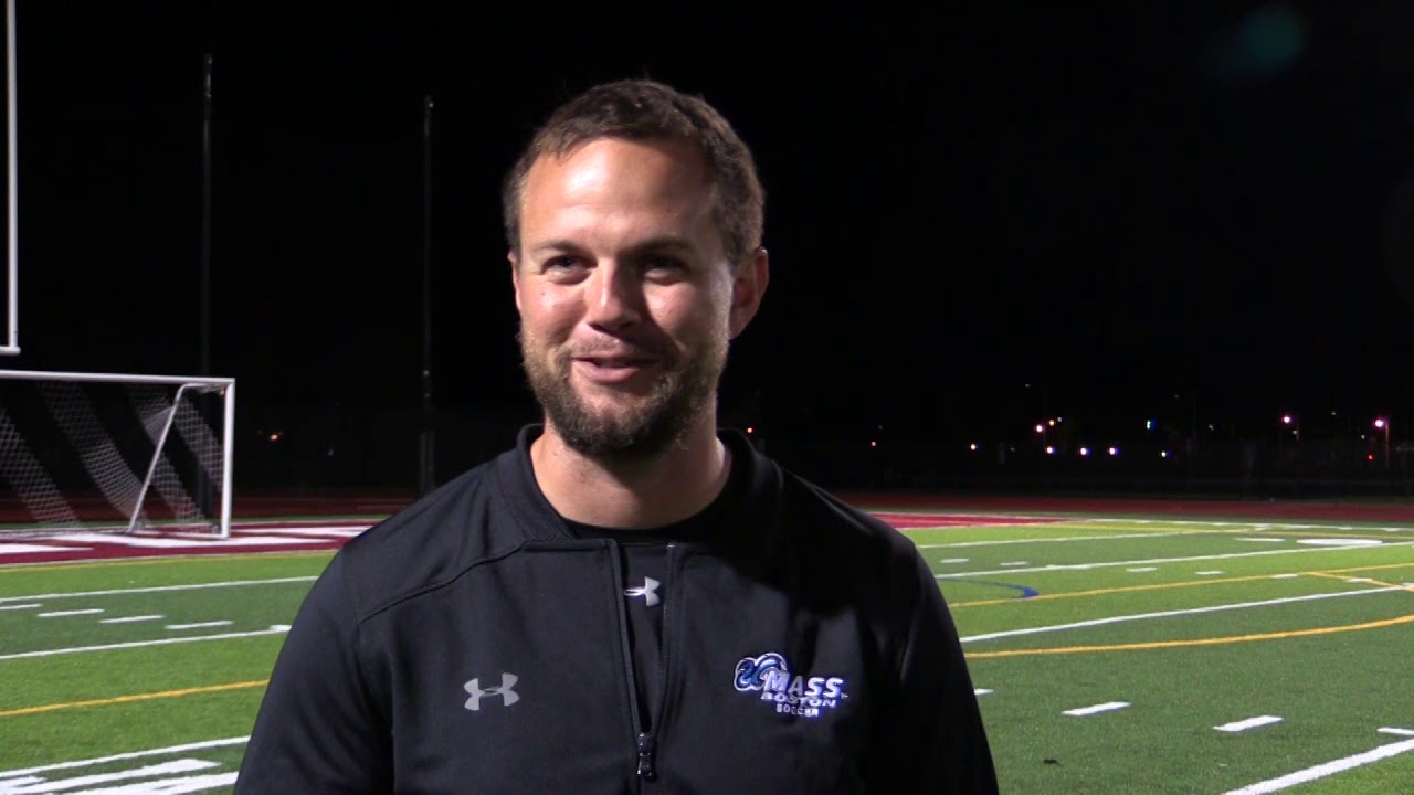 UMass Boston Men's Soccer Coach Jake Beverlin Postgame Interview vs ...