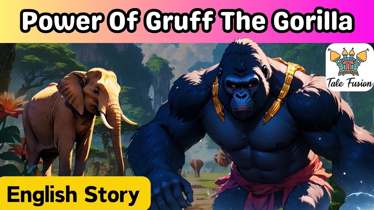 Gruff The Gorilla | Power Of Gorilla | Save Animals | Bedtime Story ...