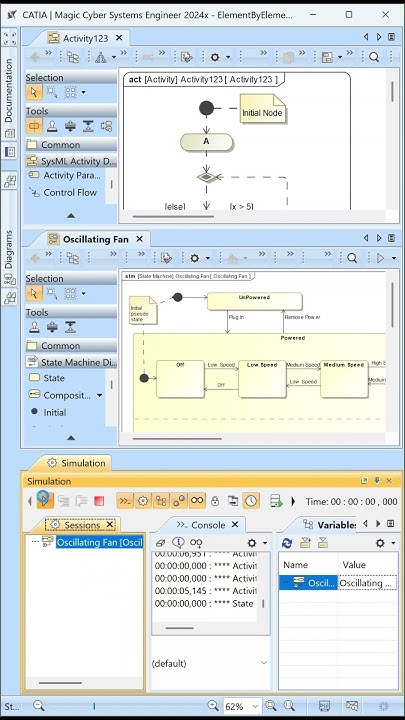 Initial Node | SysML Activity & State Machine Diagrams - YouTube