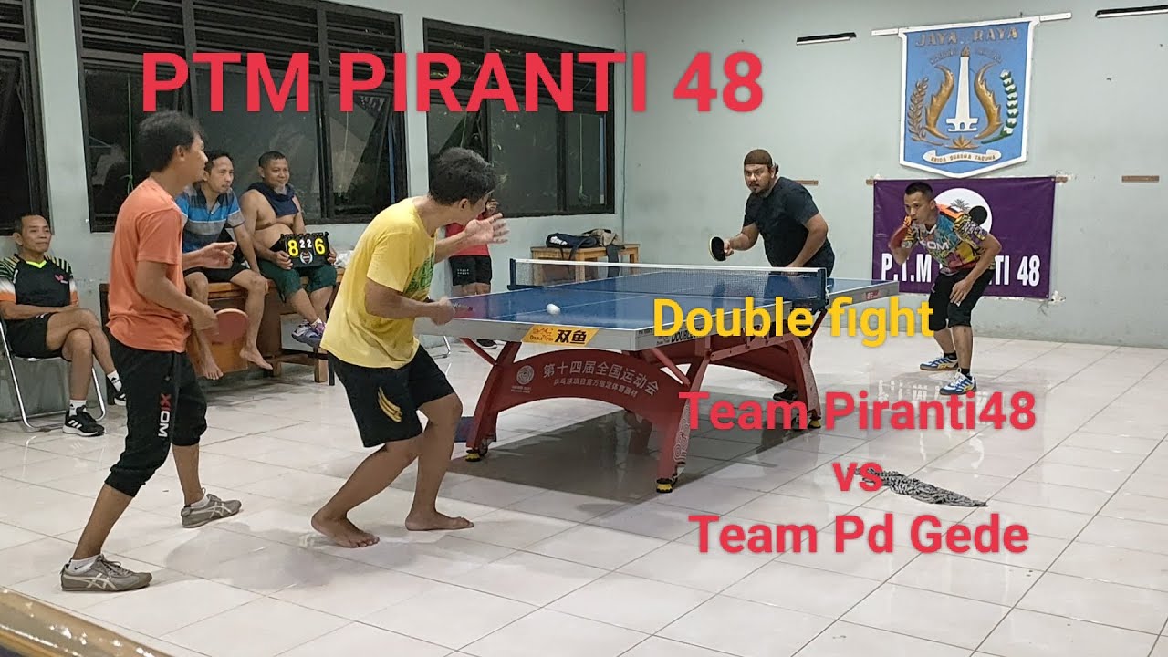 PTM PIRANTI 48 Perdana utk pertandingan Double - YouTube