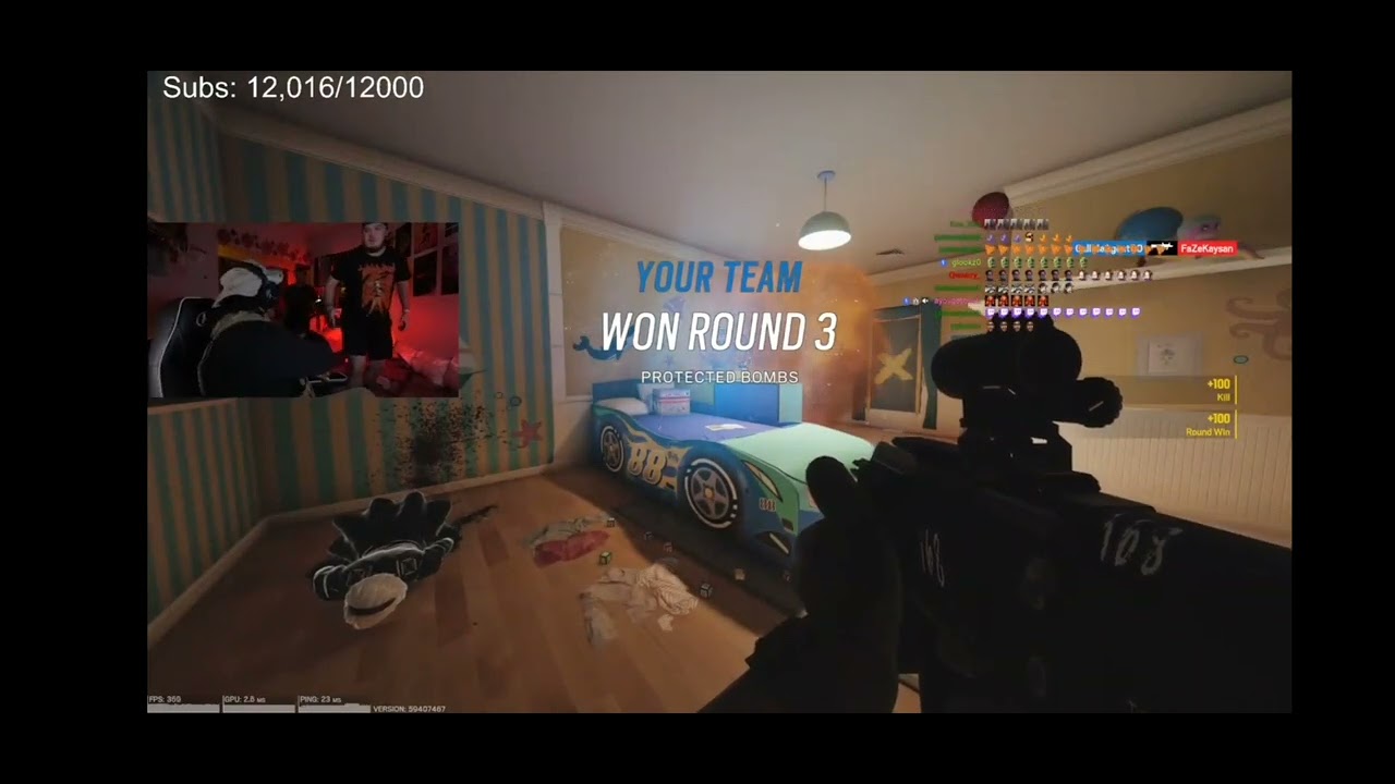 Agent 00 Vs. FaZe Kaysan Rainbow Six Siege! (Round 2) - YouTube