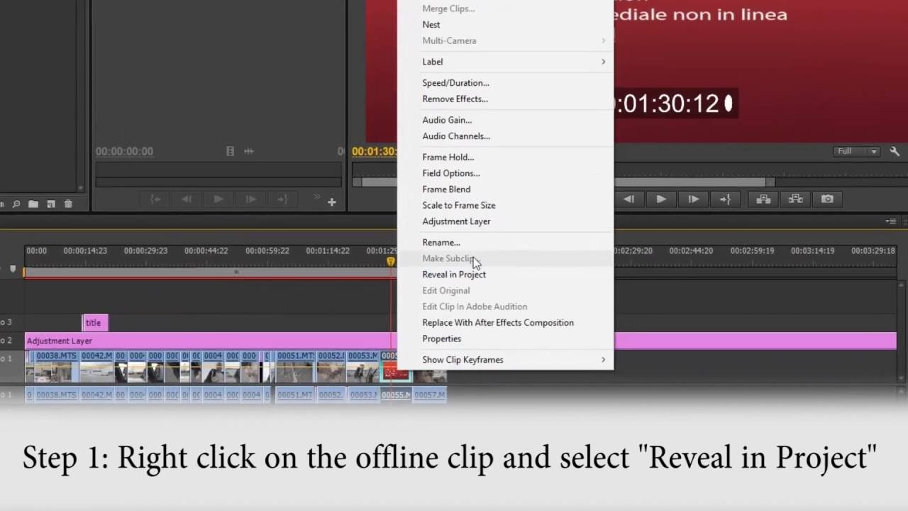 Adobe Premiere "Media Offline" Quick Fix! - YouTube