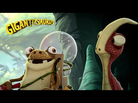 Bill and Rocky try to escape from Totor and Cror | Dinosaurs Cartoons | Gigantosaurus Multilingual