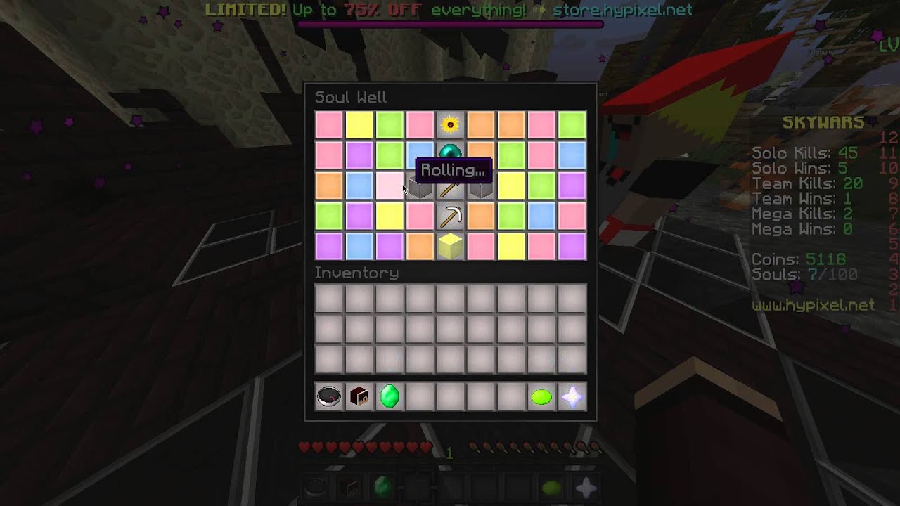 minecraft skywars random kit insanları kandiriler - YouTube