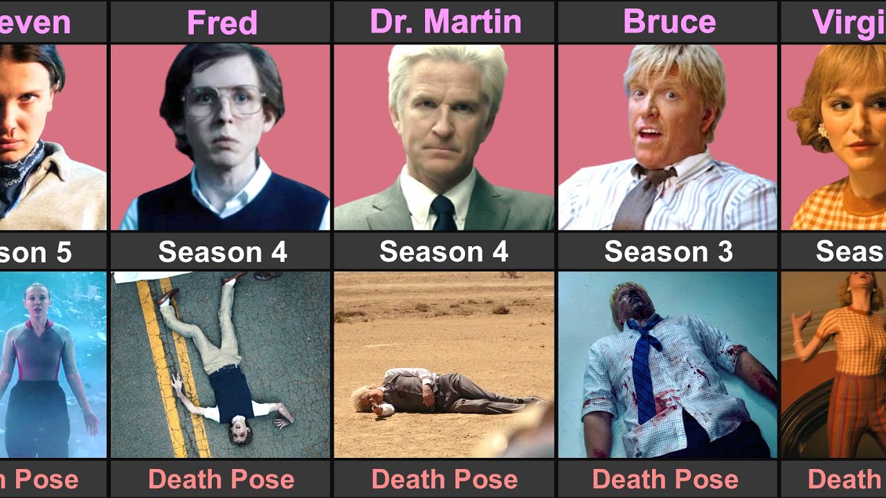 Stranger Things Character Death Pose - YouTube