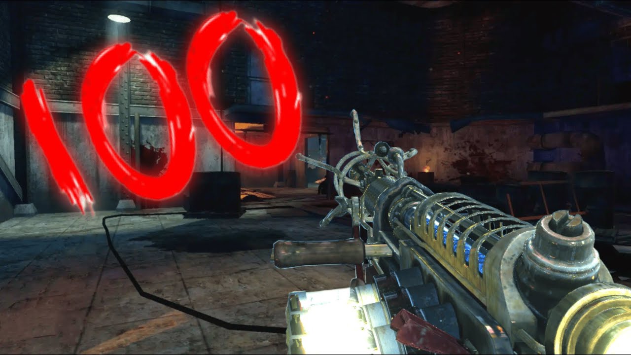 Round 100 on EVERY COD Zombies map | Map 12/58 - BO1 Der Riese - YouTube