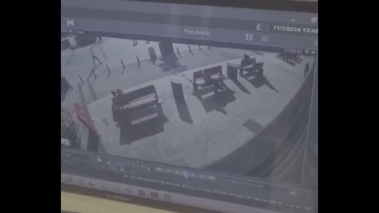 Snimak pada nadstrešnice u Novom Sadu - YouTube