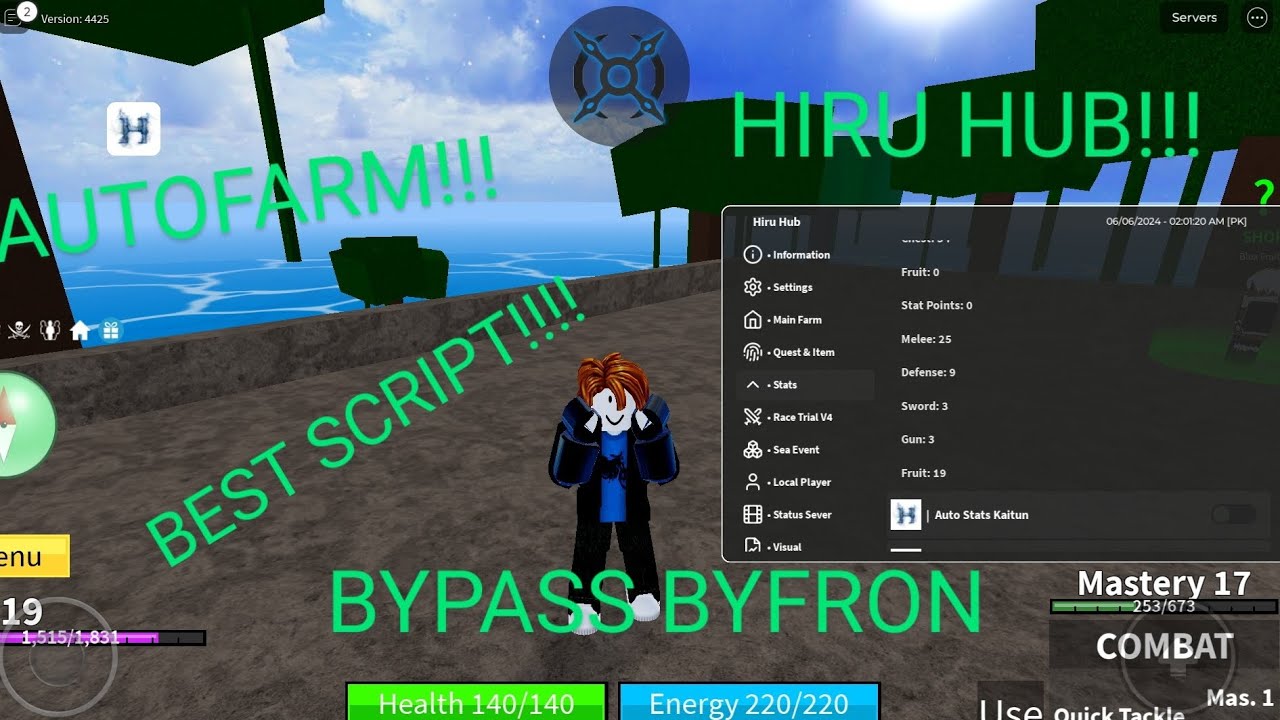 New blox fruit script HIRU hub updated 2024 (I'm not a scam YouTuber ...