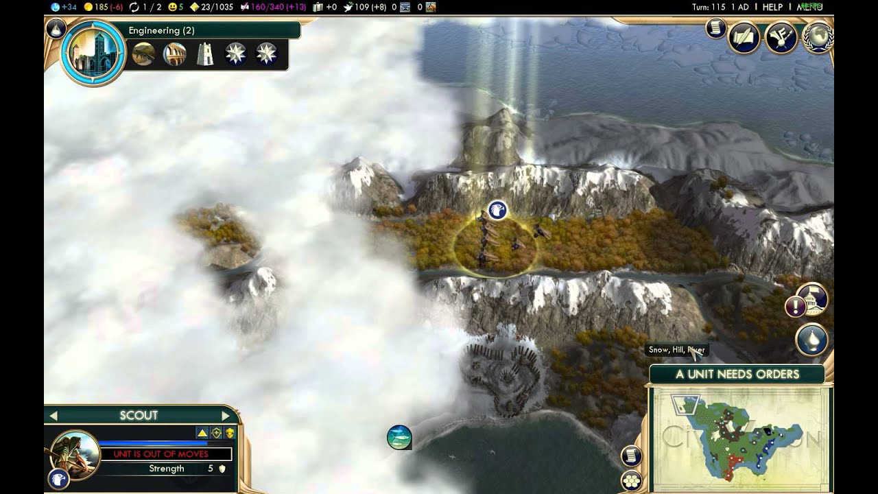 LETS PLAY - Civilization 5 - America True Start Location - Part 6 - YouTube