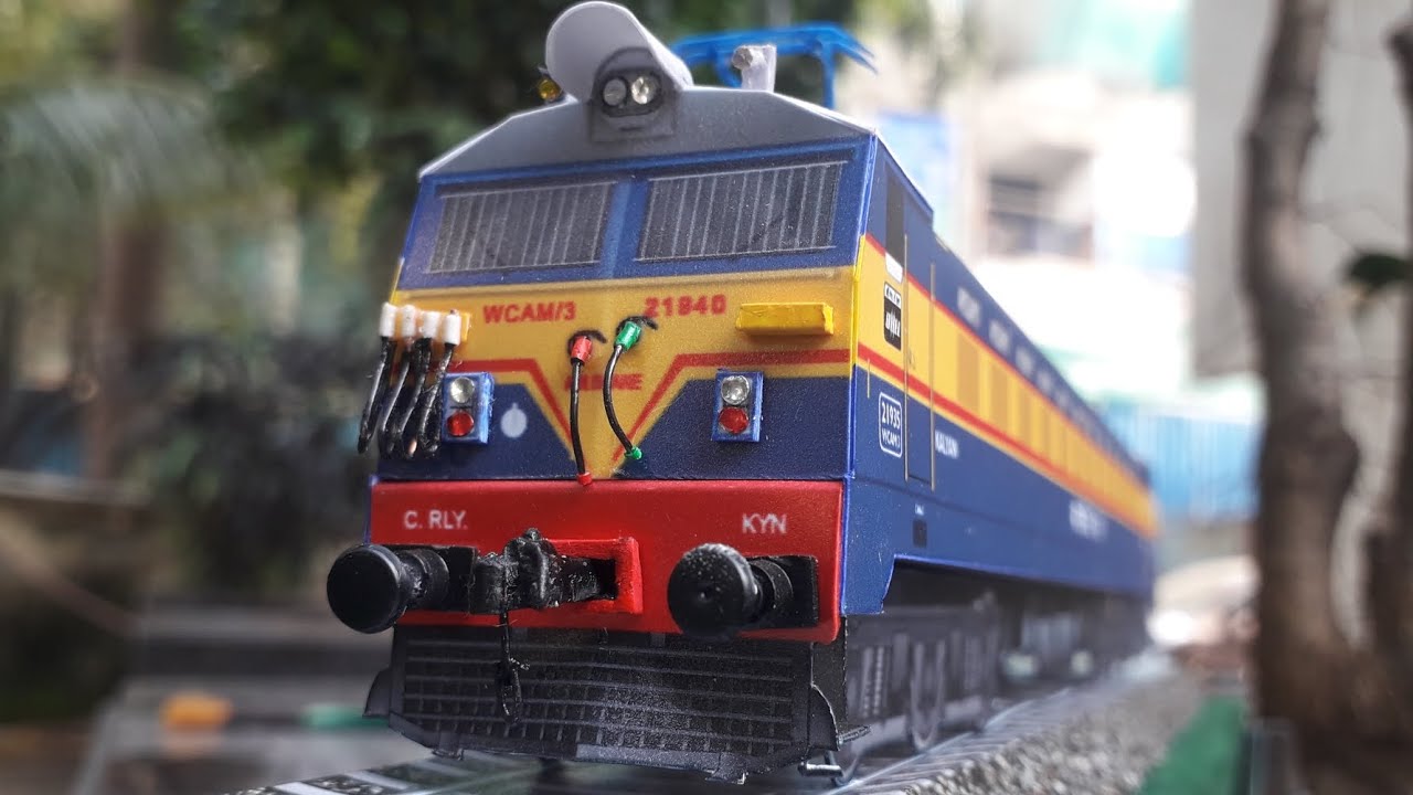 WCAM 3 Locomotive Central Railway Miniature Model - YouTube
