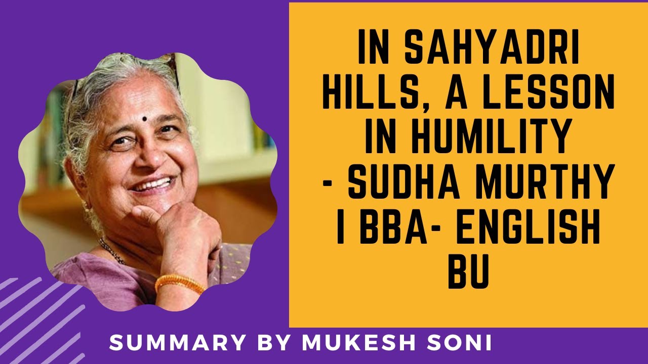 In Sahyadri Hills A Lesson In Humility Sudha Murthy Summary YouTube in-sahyadri-hills-a-lesson-in-humility-sudha-murthy-summary-youtube
