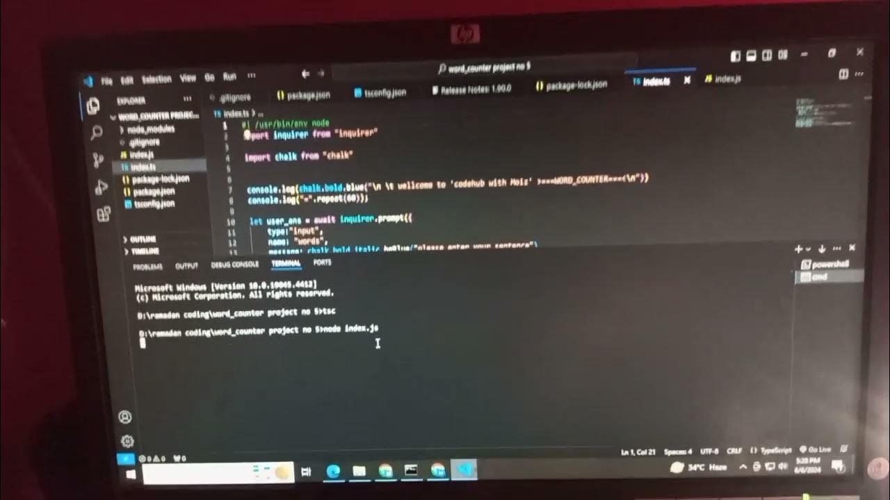 word counter project in typescript word counter project no 5 /Ai/nodejs ...