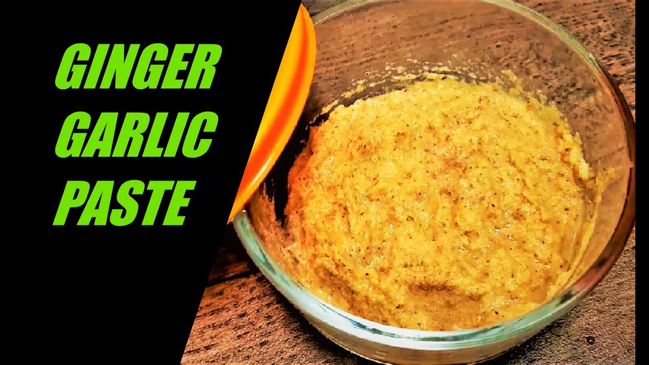 Homemade GINGER GARLIC PASTE for STORAGE | NO Preservatives | For ...