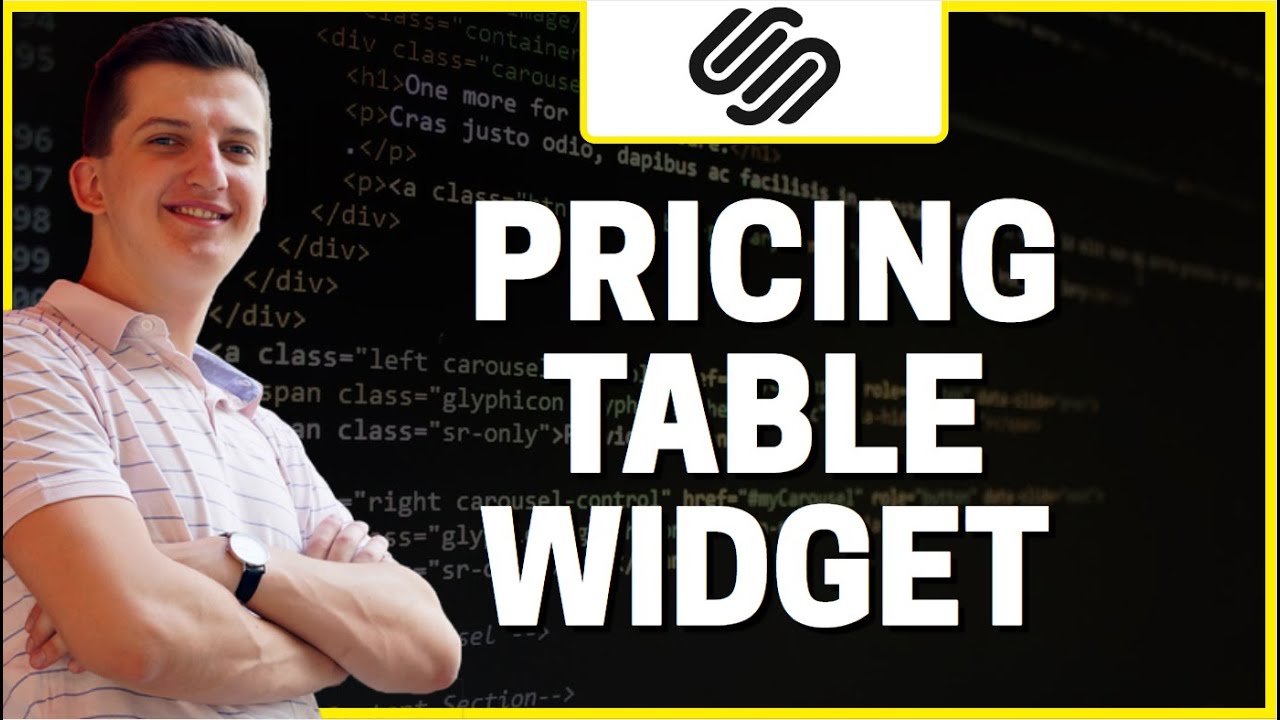 How To Add Pricing Table In Squarespace - YouTube