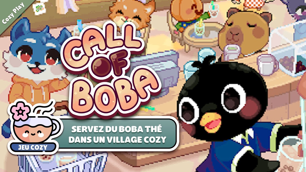 Gérez un Salon de Boba Thé dans ce Cozy Game Pixel Art 🍵 Call of Boba ...